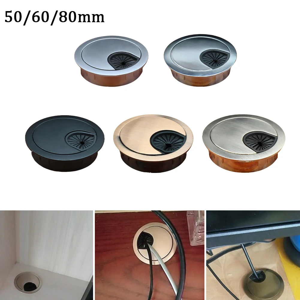 Hide-Wires-Conduit-Hole-Plug-Pass-Cover-Tidy-Grommet-Table-Cable-Gland ...
