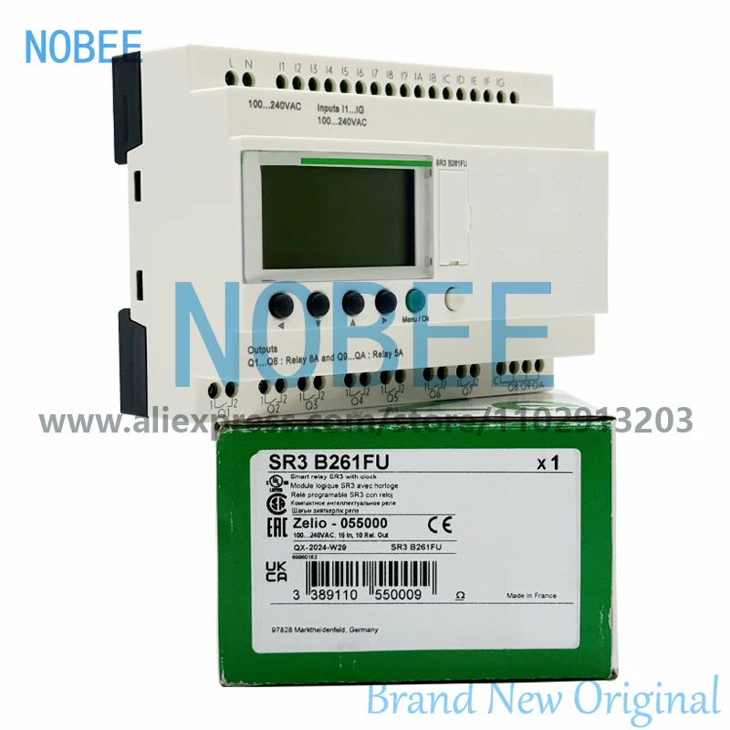 Nuevo Original, controlador PLC Zelio Logic SR3, SR3B261FU SR3B261B ...