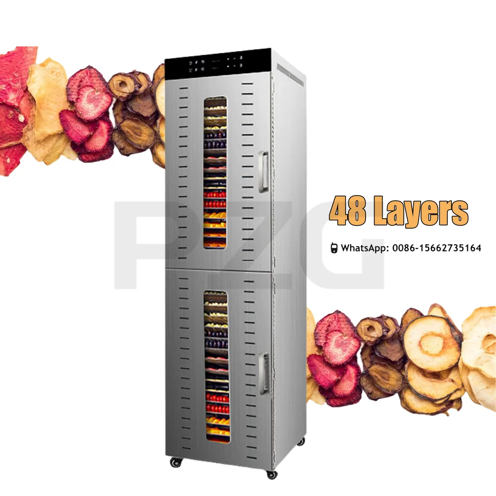 Commercial Dehydrator Food Dryer With 32 40 48 Trays Food Meat Flower ...