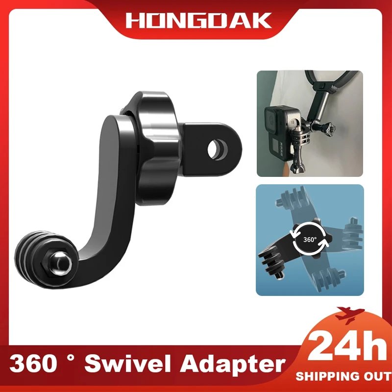 Universal 360° Vertical Bracket Adapter For GoPro 11/10/9/8 SJCAM ...