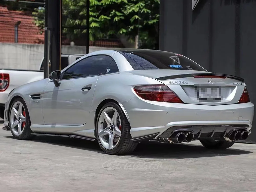 For-Mercedes-Benz-SLK-Class-R172-Real-Carbon-Fiber-Spoiler-SLK200-250 ...