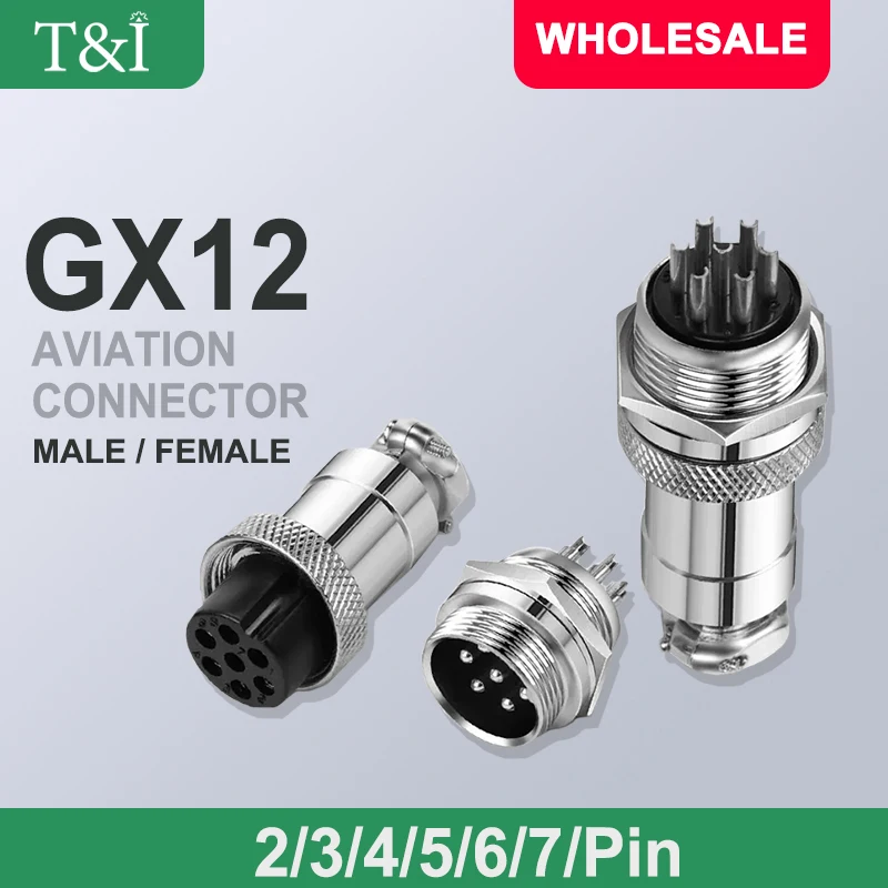 10-Pcs-GX12-Aviation-Circular-Connector-2-Pin-3pin-4pin-5pin-6pin-7pin ...