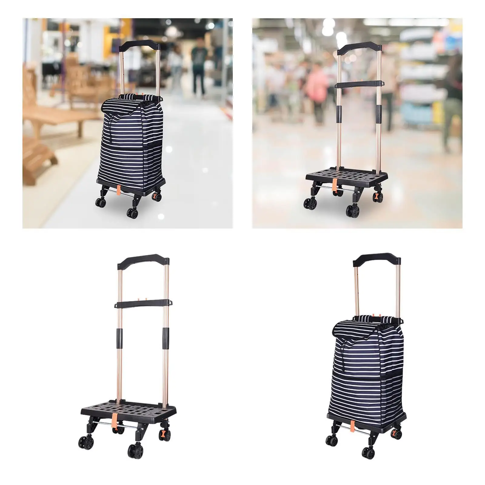 Folding-Hand-Truck-Heavy-Duty-Luggage-Cart-with-4-Wheels-with ...
