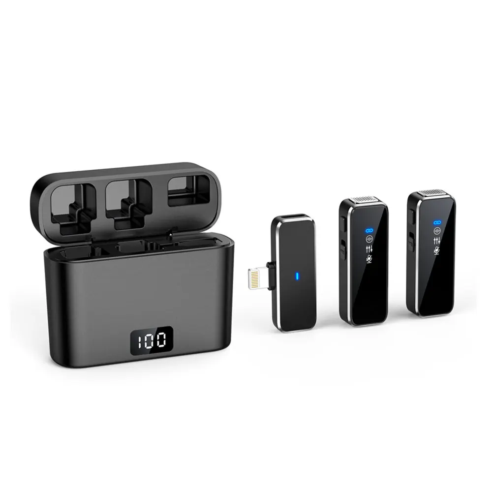 Wireless-Lavalier-Microphone-Mini-Portable-Lapel-Mic-Dual-Channel-Audio ...