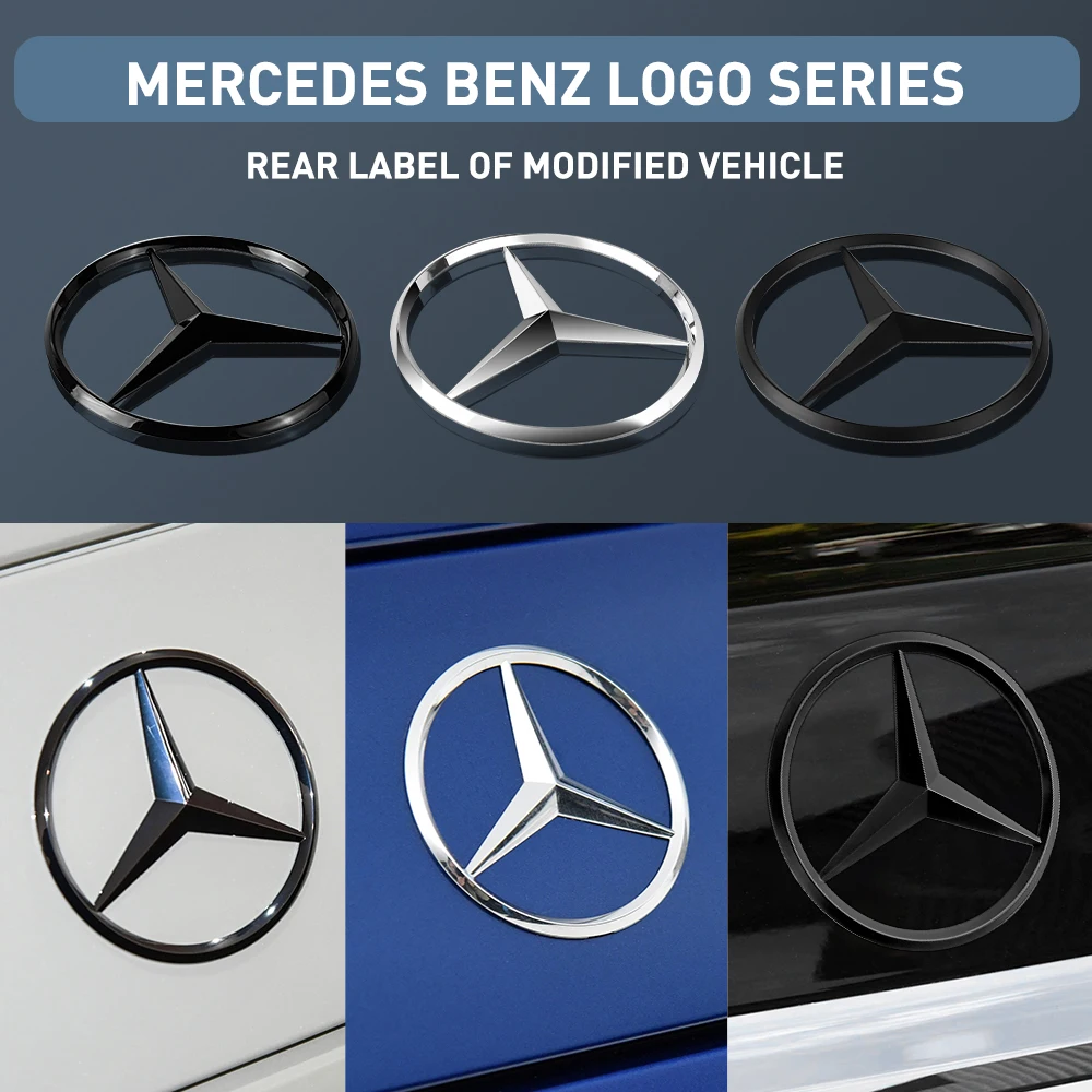 ABS-Car-Trunk-Rear-Logo-Decorative-Decal-Accessories-for-Mercedes-Benz ...
