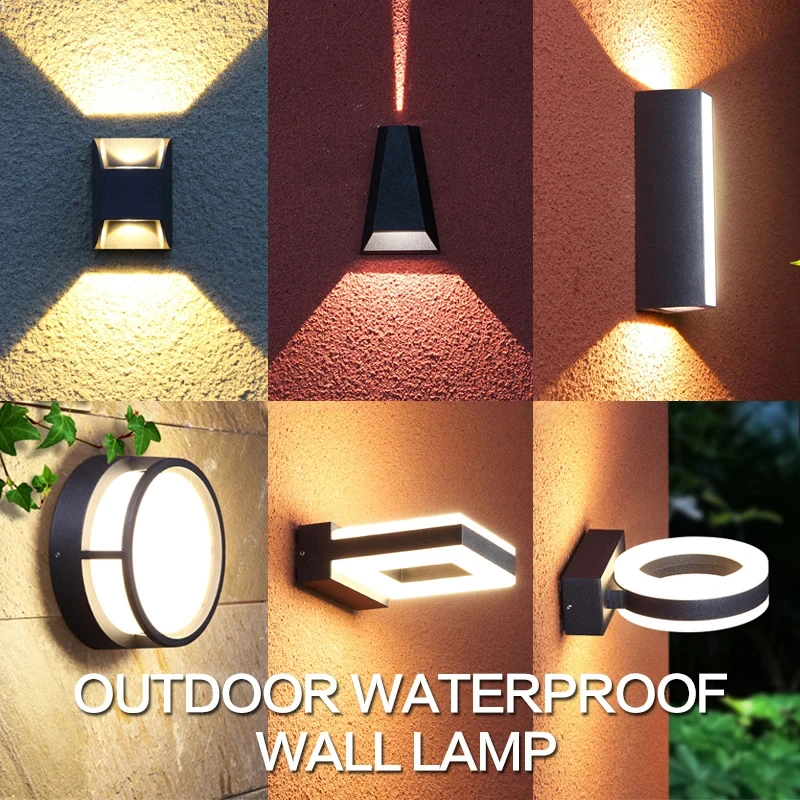 LED-outdoor-wall-lamp-waterproof-IP65-outdoor-lighting-porch-lamp ...
