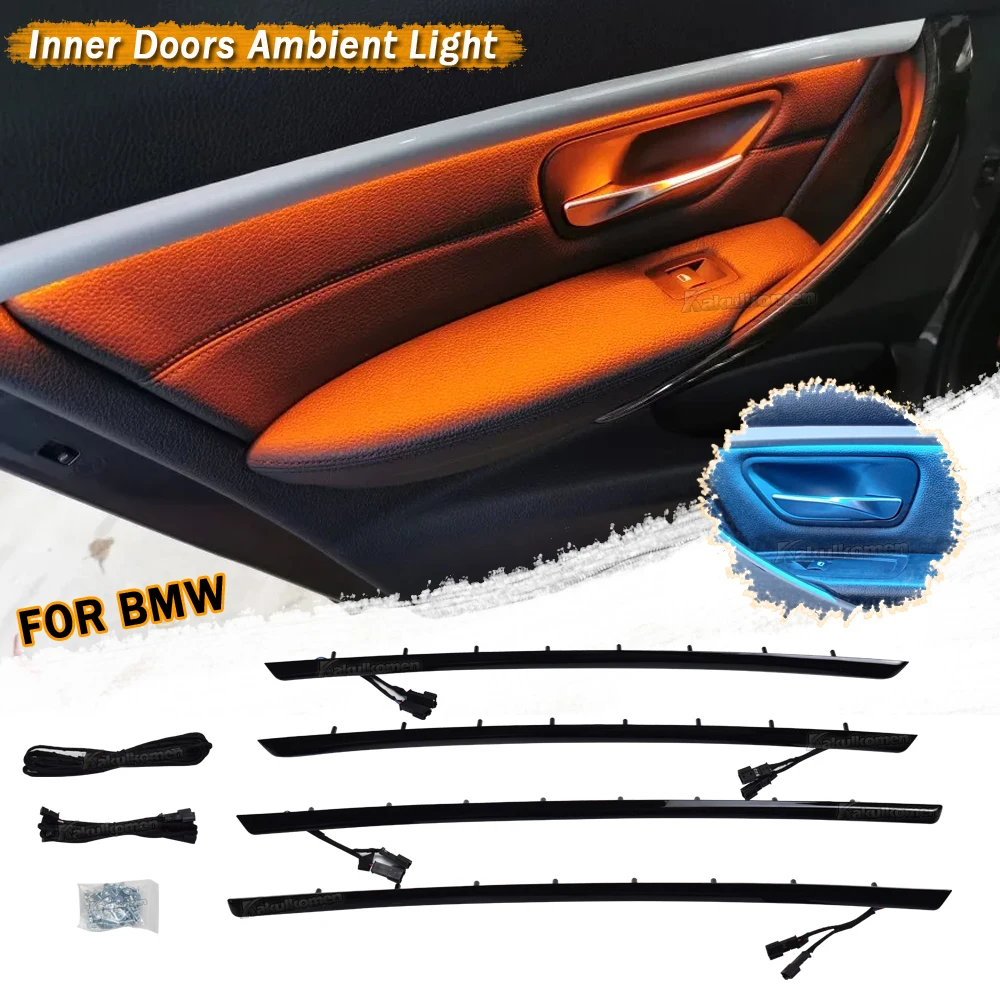 Ambient-Light-Four-Interior-Doors-Panel-LED-Decorative-Trims-Lights-For ...