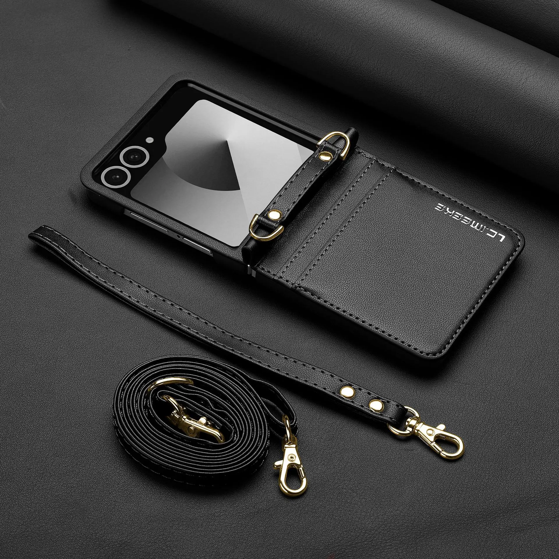 Flip7 Lanyard+Long Strap Crossbody Phone Case for Samsung Galaxy Z Flip ...
