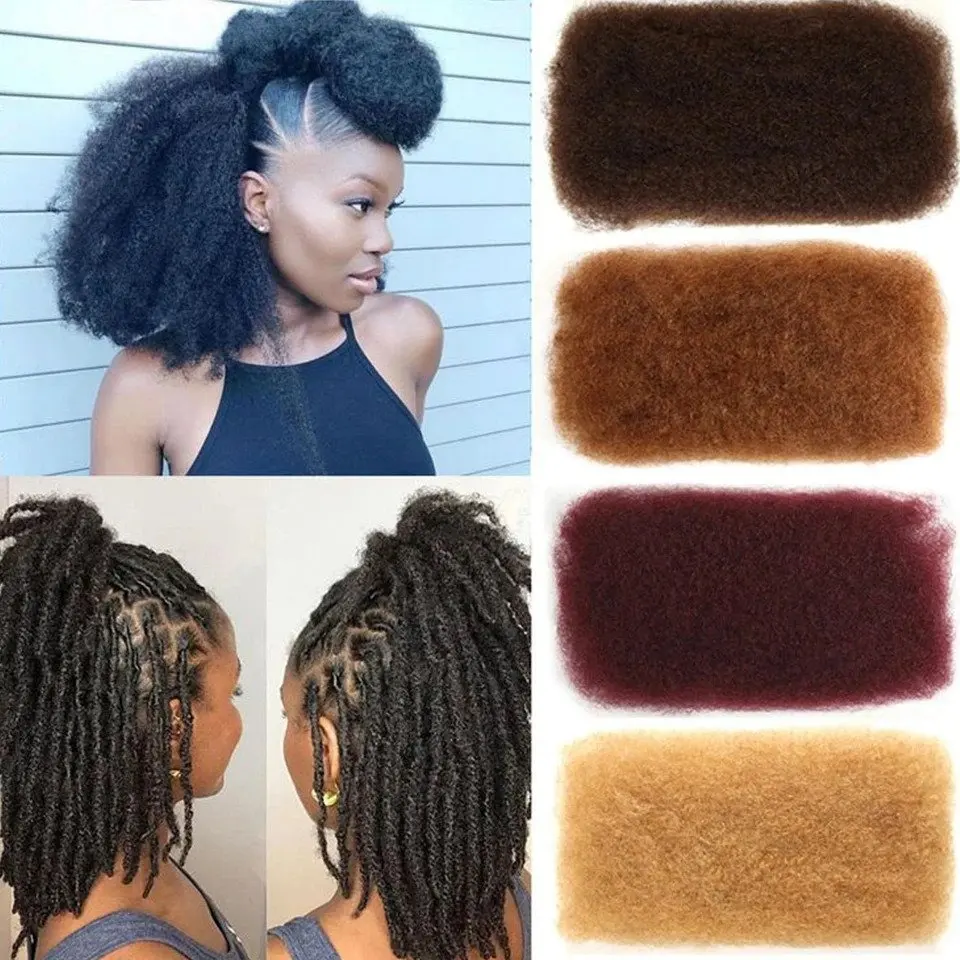 Brazilian-Remy-Hair-Afro-Kinky-Bulk-Human-Hair-for-Dreadlocks ...