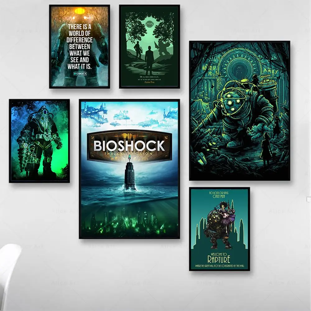 Bioshock Rapture carteles e impresiones de videojuegos, gran papá ...