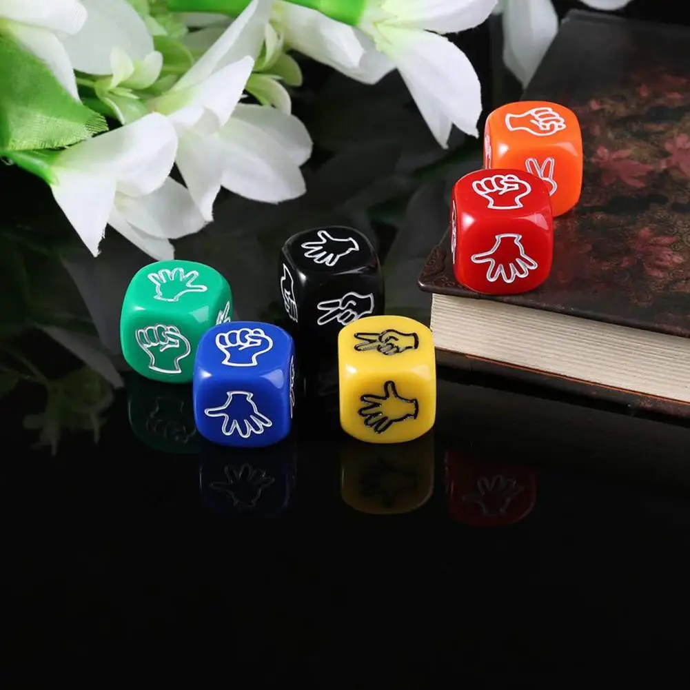 Rock-Paper-Scissors-Dice-High-quality-Finger-Guessing-Dice-Versatile ...