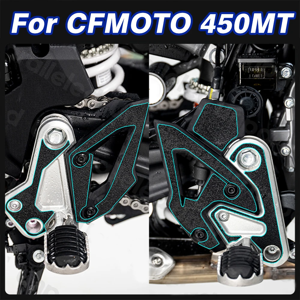 For-CFMOTO-450MT-450-MT-Motorcycle-Pedal-Anti-Rub-Sticker-Matte ...