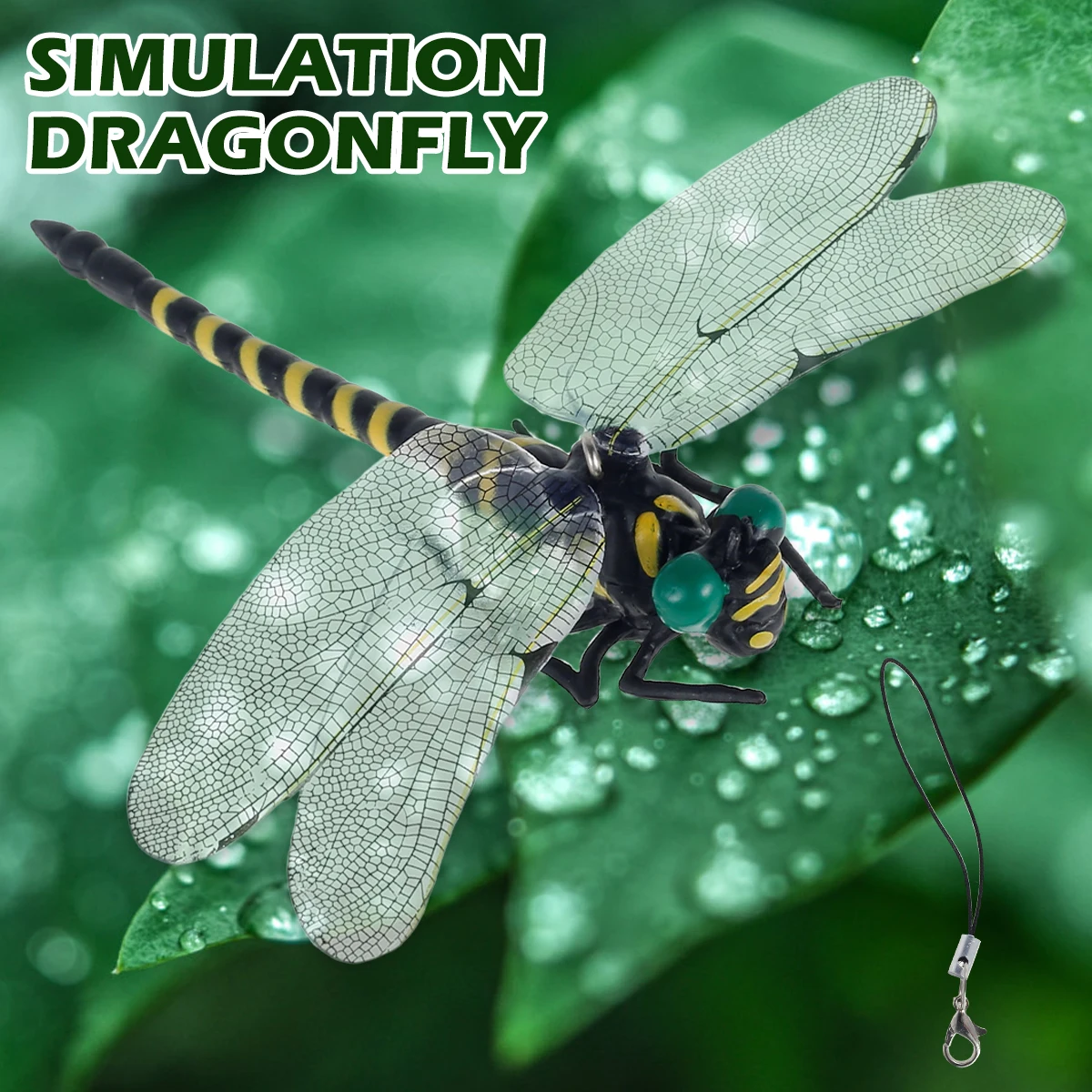 Simulation Big Dragonfly Fake Dragonfly Insect Mold PVC Large ...