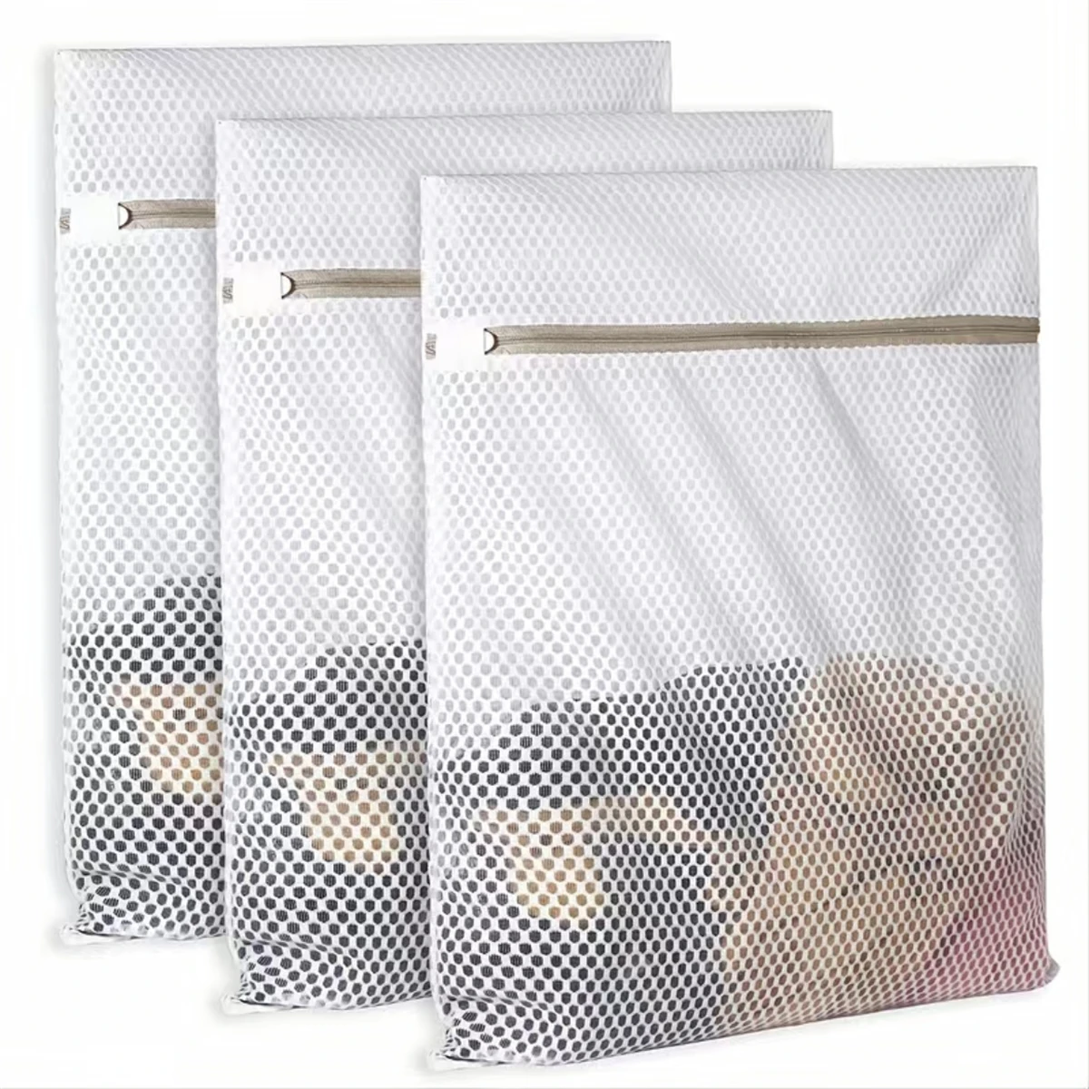 Honeycomb-Mesh-Laundry-Bags-For-Delicates-Net-Fabric-Durable-And ...