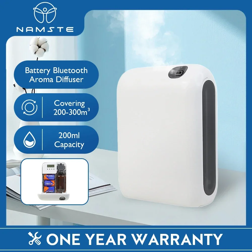 NAMSTE Battery 200ML Essential Oil Diffuser Aromatic Fragrance Device ...