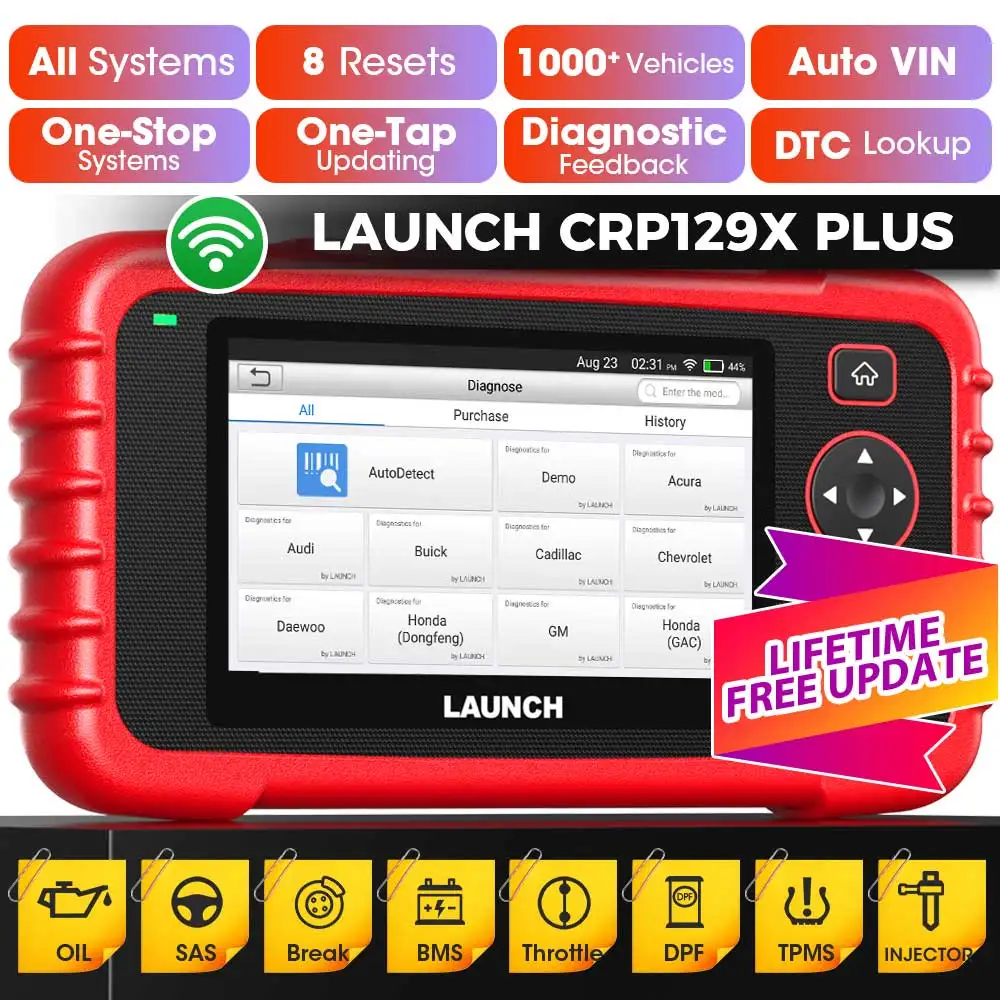 LAUNCH-CRP129X-PLUS-Car-DIY-Code-Reader-2024-Automotive-Diagnostic ...
