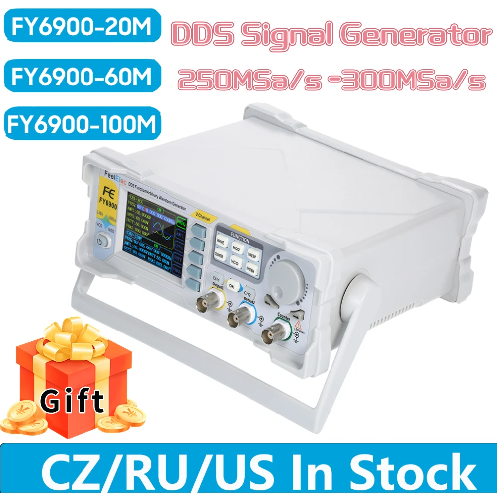 Signal Generator Function Generator | Digital Signal Generator | Fy6900-60m Generator - Signal ...