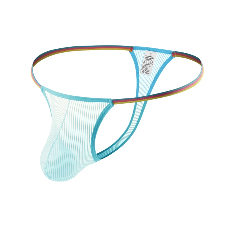 Mannen-Transparante-Thongs-Ondergoed-Gestreepte-Tanga-Hombre-Jockstrap ...
