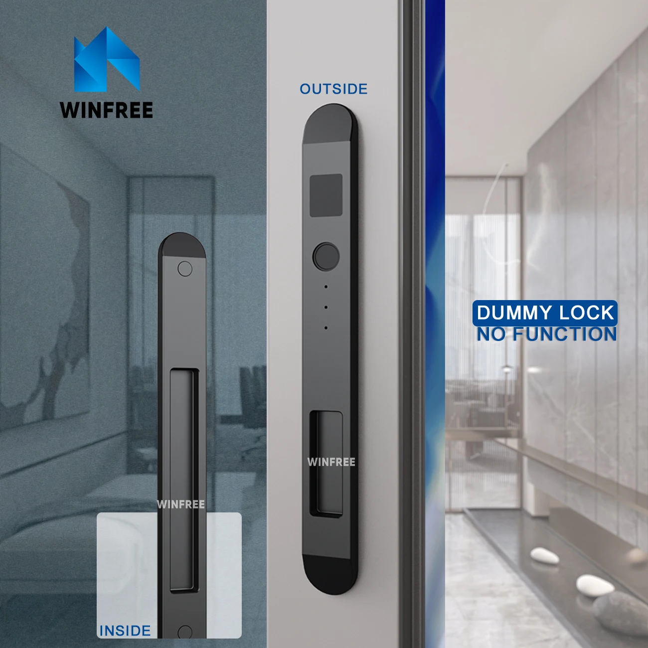 WINFREE-Sliding-Door-Handle-Dummy-Lock-Wooden-Stainless-Steel-Aluminum ...