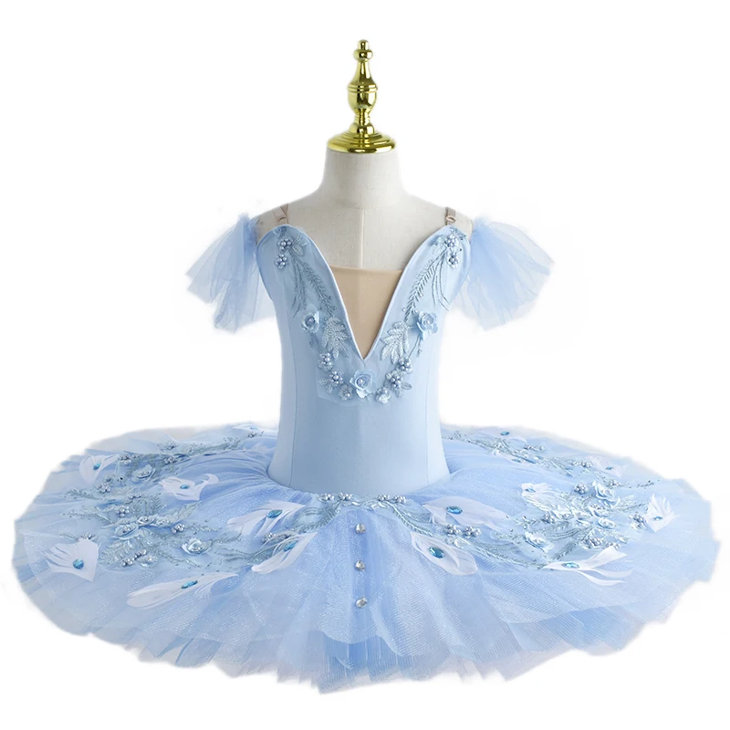 Blue-Ballet-Tutu-Girls-Kids-Women-Adult-Professional-Ballet-Tutu-Adulto ...