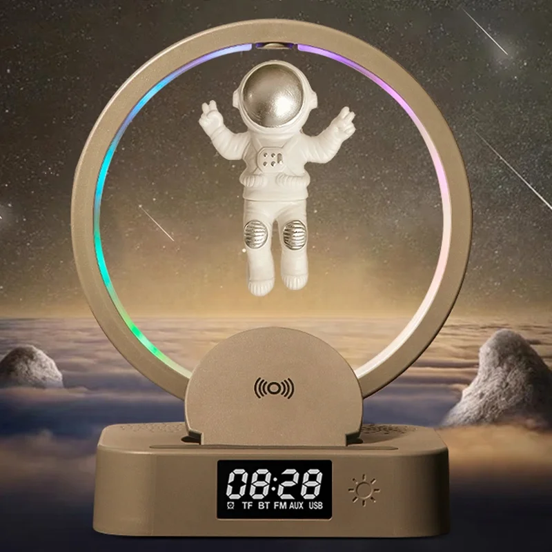 Wireless-Charging-Alarm-Clock-Atmosphere-Night-Light-Multi-function ...