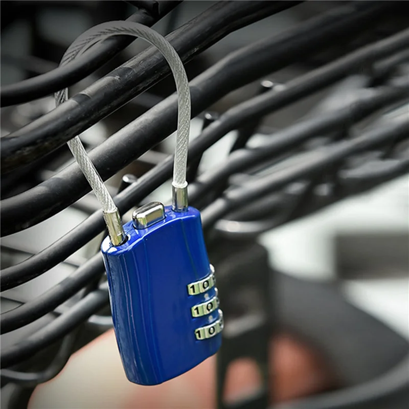 Mini-Helmet-Lock-Anti-theft-3-Digit-Password-MTB-Road-Bike-Locks-For ...