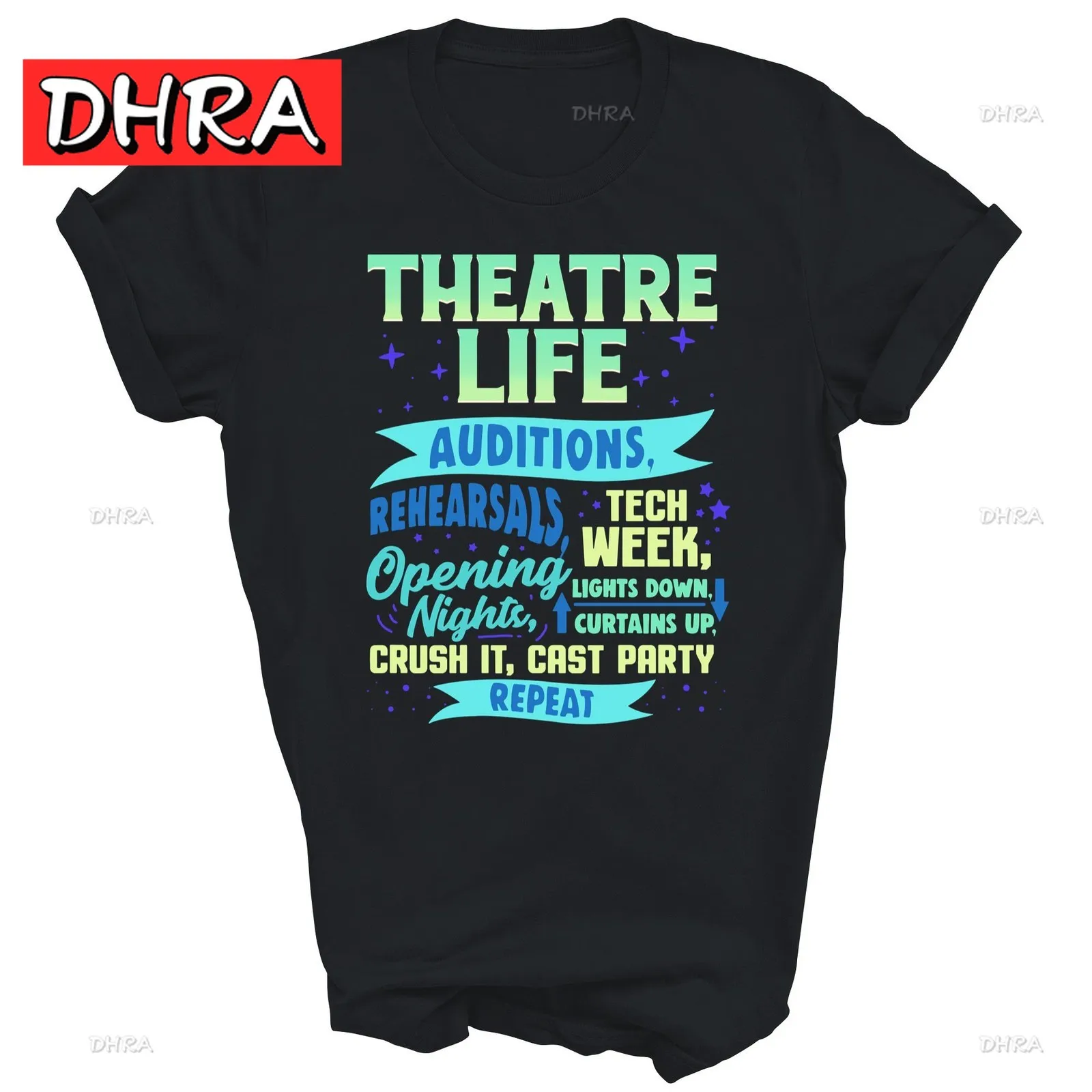 Theatre Nerd Actor Funny Musical Unisex Shirt Gift Chic Classic Graphic ...