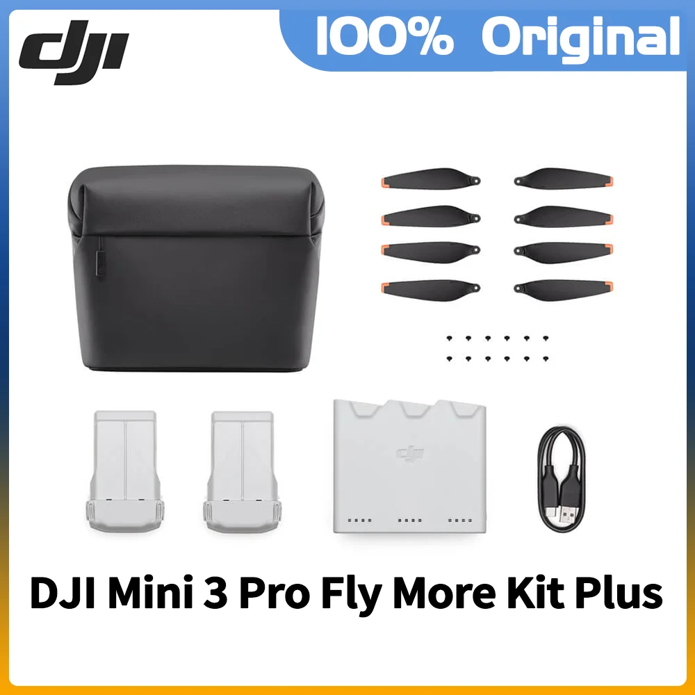 Dji Mini 3 Pro Fly Mais Kit Plus Inclui Duas Baterias De Vôo 47-min ...
