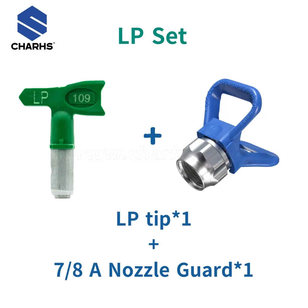 LP Set Airless Tips Nozzle 1-7 Series Low Pressure With 7/8 Nozzle ...