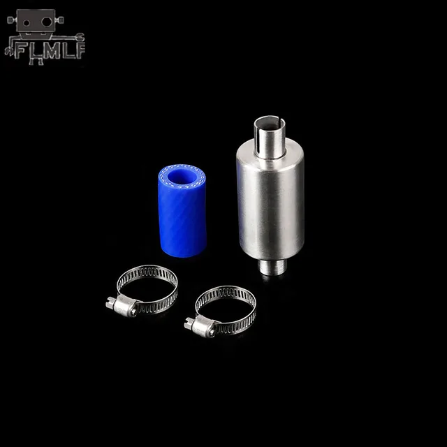 Rc Car Gas Silencer Muffler Pipe Kit Fit 1/5 HPI ROFUN BAHA ROVAN KM ...