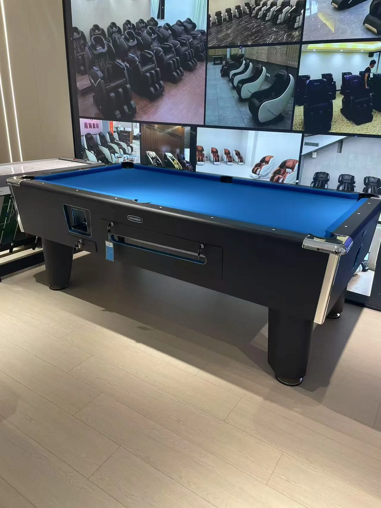 New Arrival Coin-Operated 7Ft 8FT 9FT Pool Tables Snooker & Billiard ...