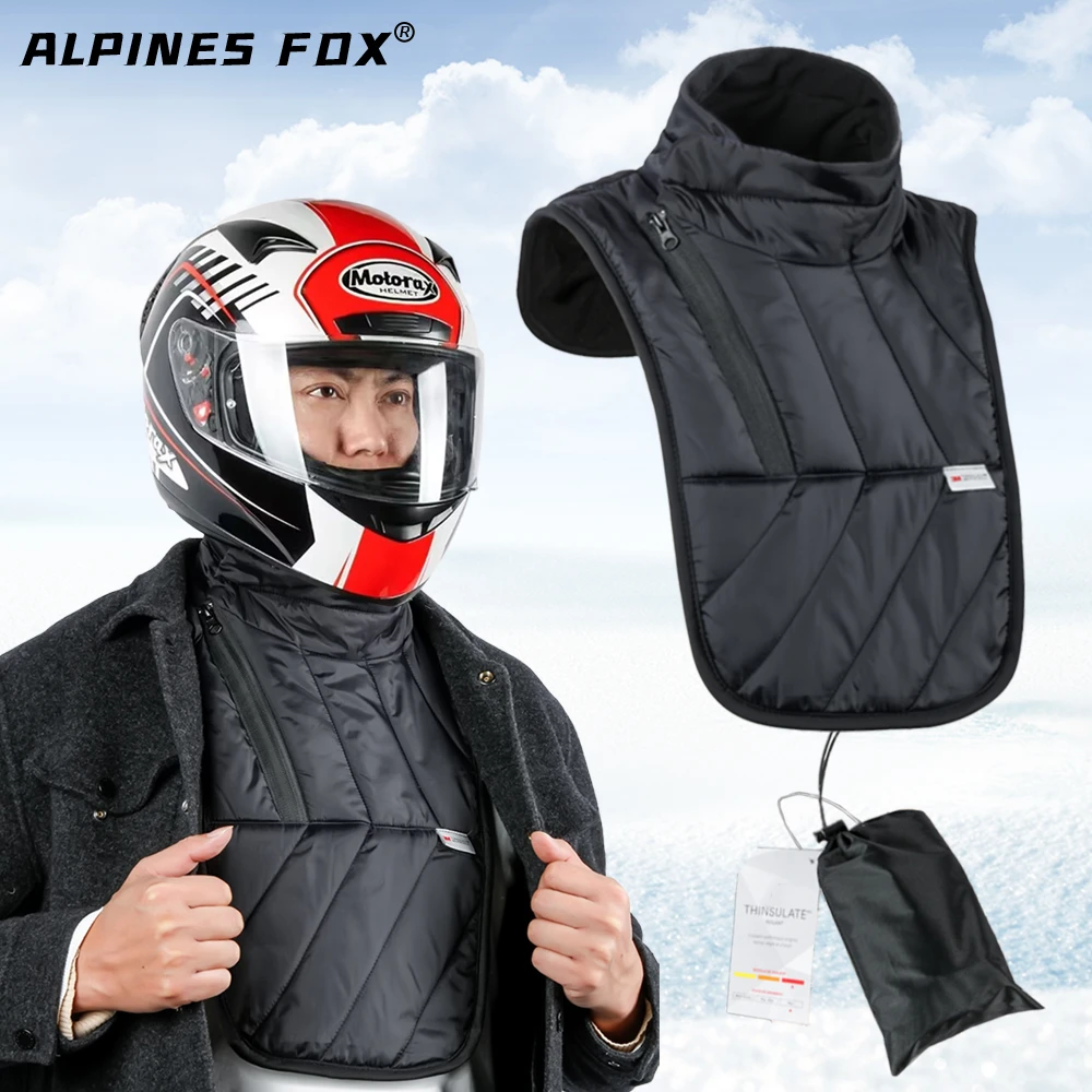 Winter Cycling Balaclava Motorcycle Full Neck Protectors Thermal Scarf ...
