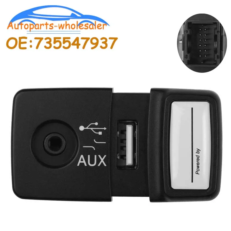 New-735547937-For-Fiat-500-Panda-Punto-Blue-and-Me-USB-Media-Player-AUX ...