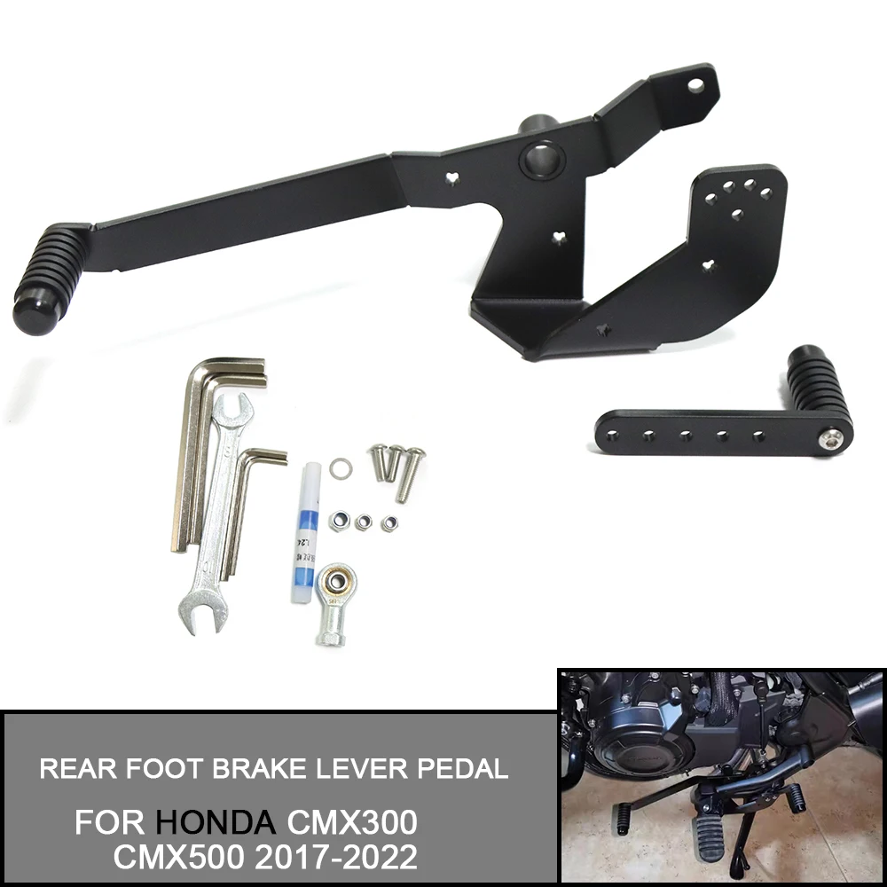 Rear-Gear-Shift-Lever-Rear-Foot-Brake-Lever-Pedal-For-Honda-Rebel ...