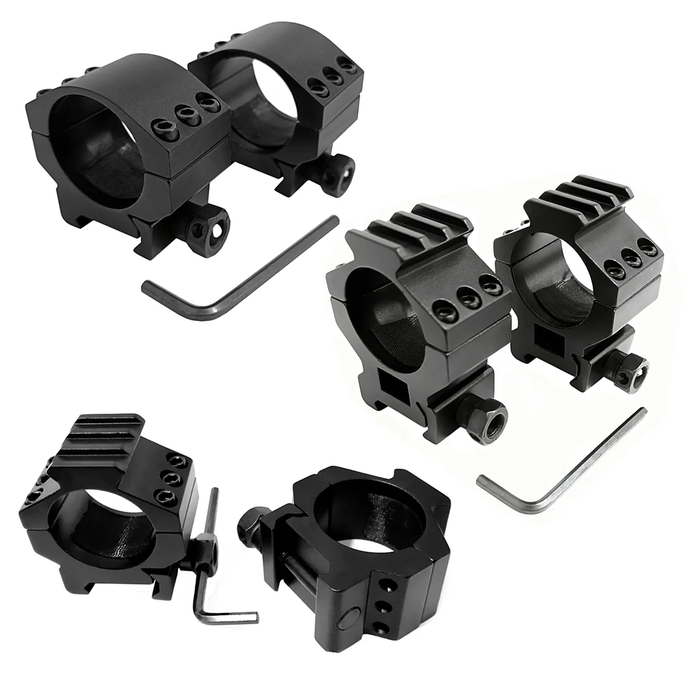 2-Pcs-Low-Profile-Ring-Weaver-Picatinny-Rail-Scope-Mount-Heavy-Duty-6 ...