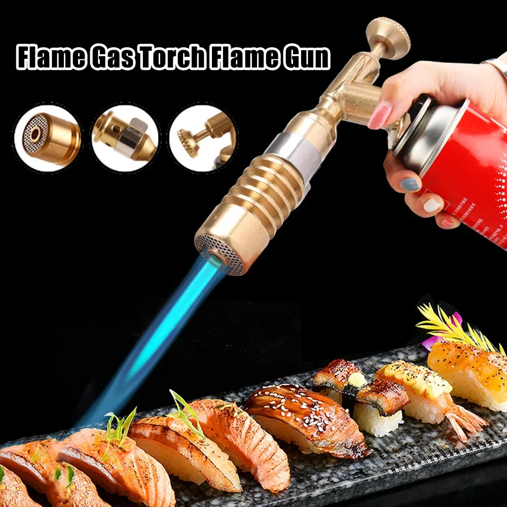 Welding-Gas-Burner-Flame-Gas-Torch-Metal-Flame-Gun-Blowtorch-Cooking ...