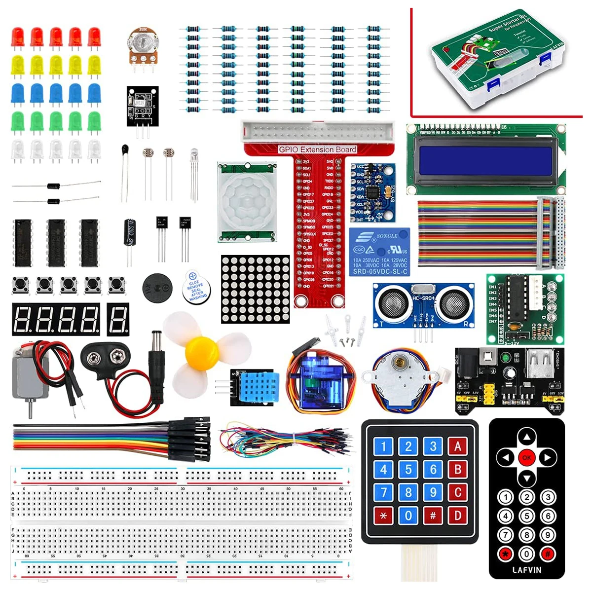 LAFVIN-Super-Starter-Kit-for-Raspberry-Pi-Board-for-Arduino-Starter-kit ...