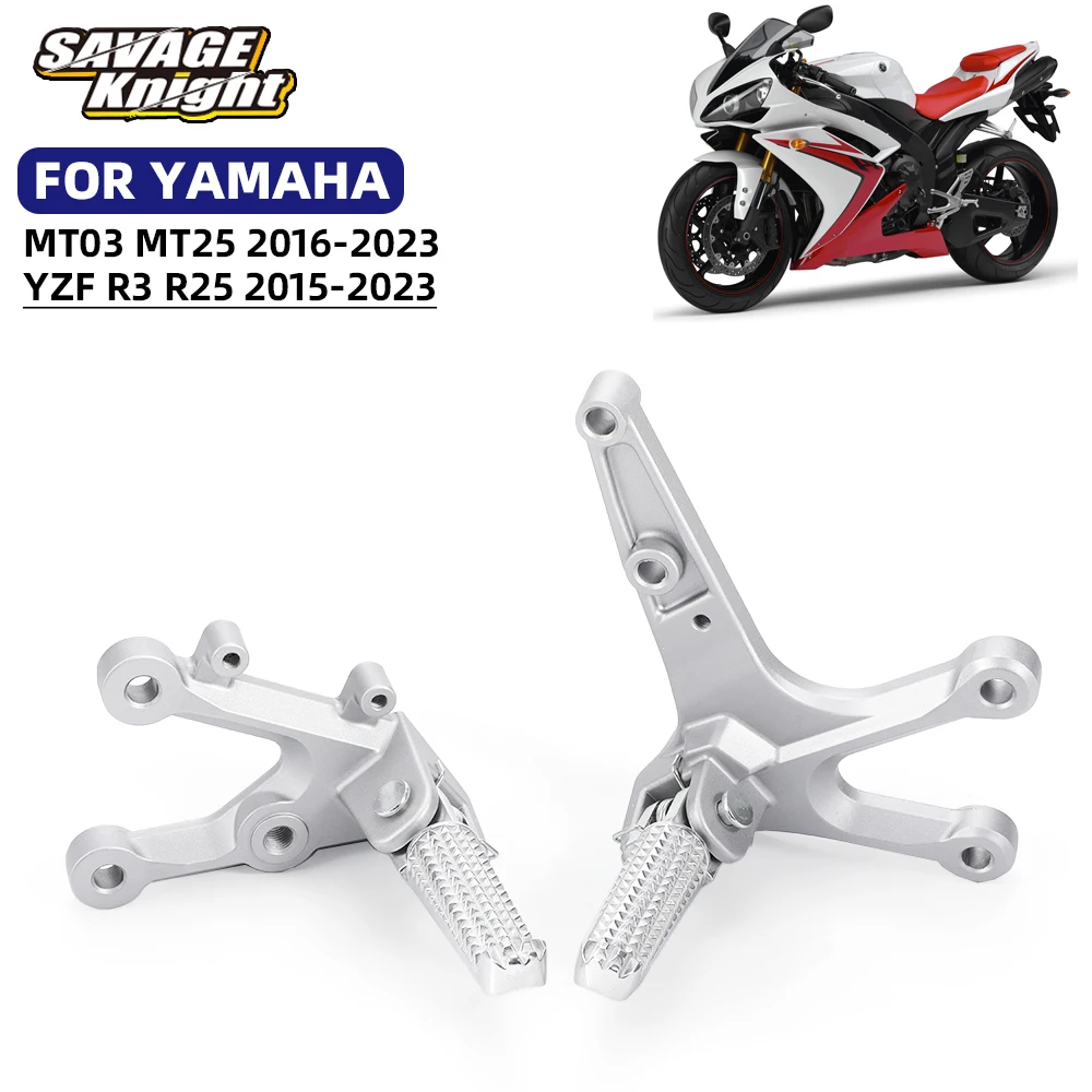 For Yamaha Yzf R3 2015 R25 Mt03 2017 2014 2020 Front Footrest Foot Peg ...