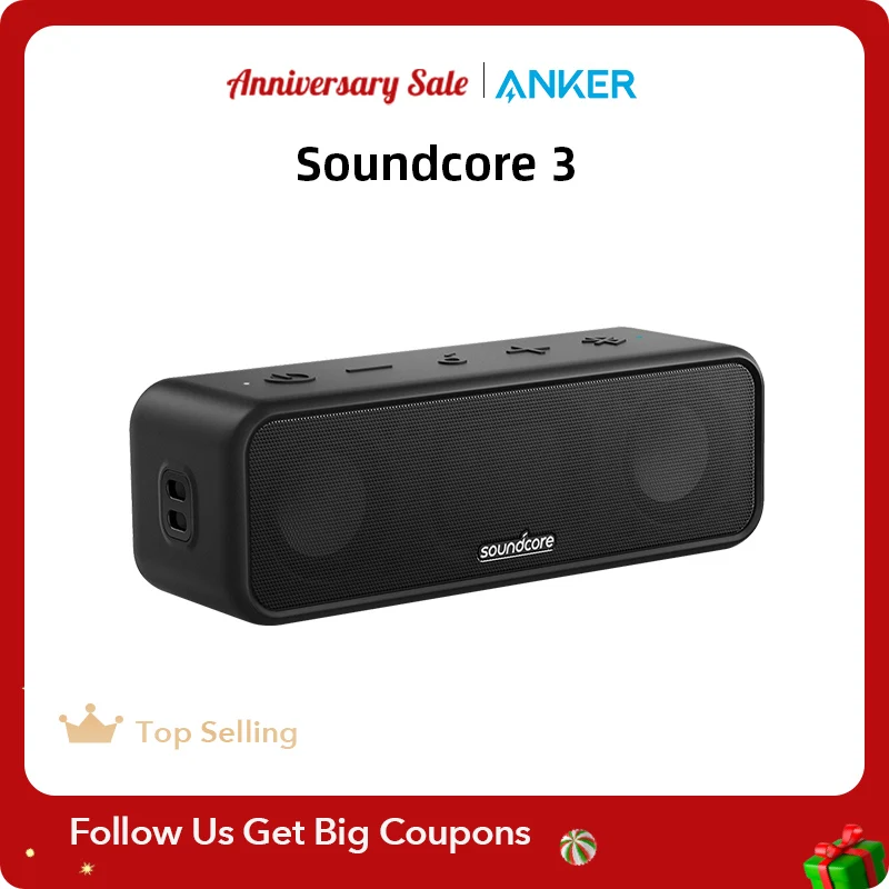 Soundcore-3-Bluetooth-Speaker-with-Stereo-Sound-Pure-Titanium-Diaphragm ...