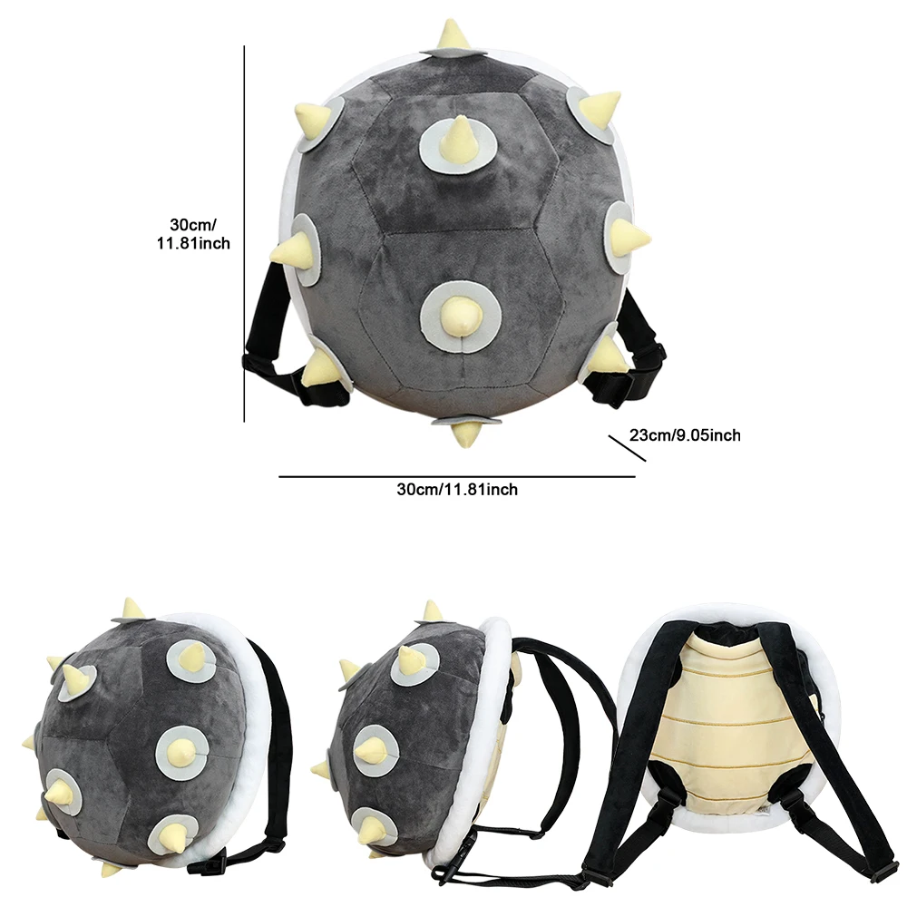 9 Styles Super Mario Plush Backpack Koopa Troopa Bowser Lemmy Yoshi ...
