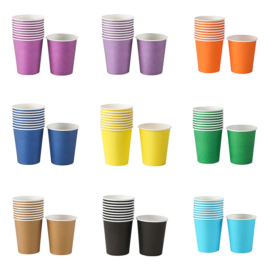 Paper-Cups-250ml-Family-Party-Supply-Children-Birthday-Party ...