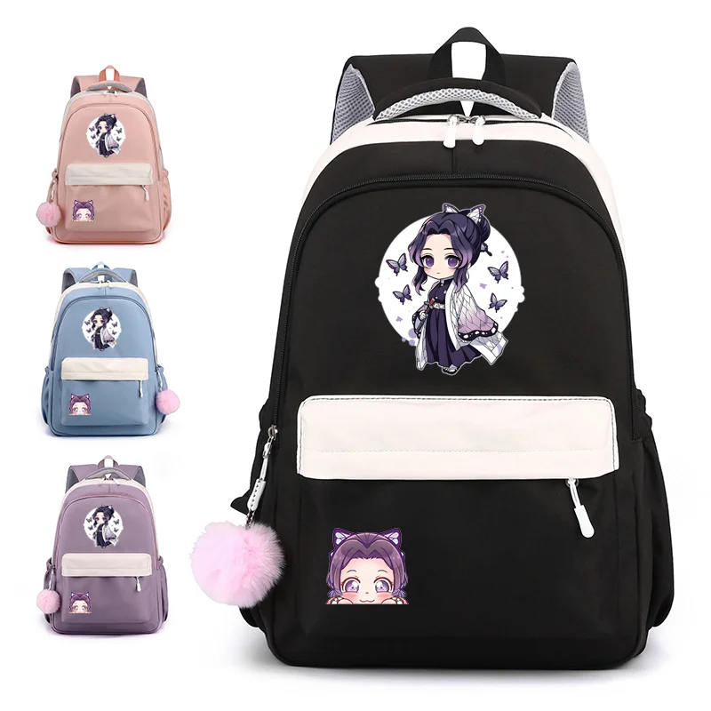 Cute-Cartoon-Kochou-Shinobu-Backpack-New-Fashion-Anime-Backpack ...