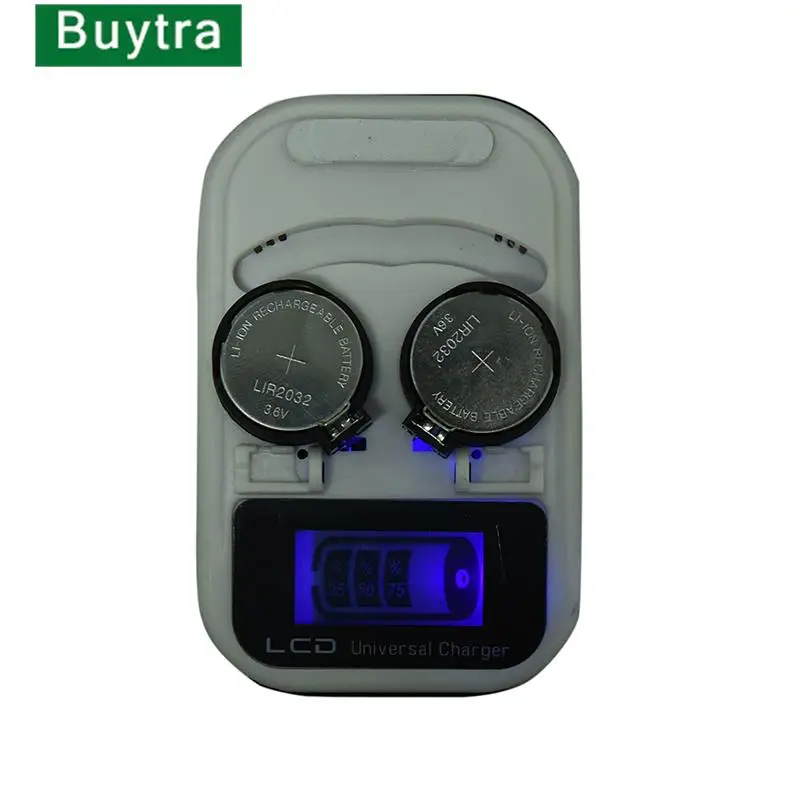 LIR2032 LIR2025 LIR2016 3.6V Rechargeable Lithium Button Cell Coin ...