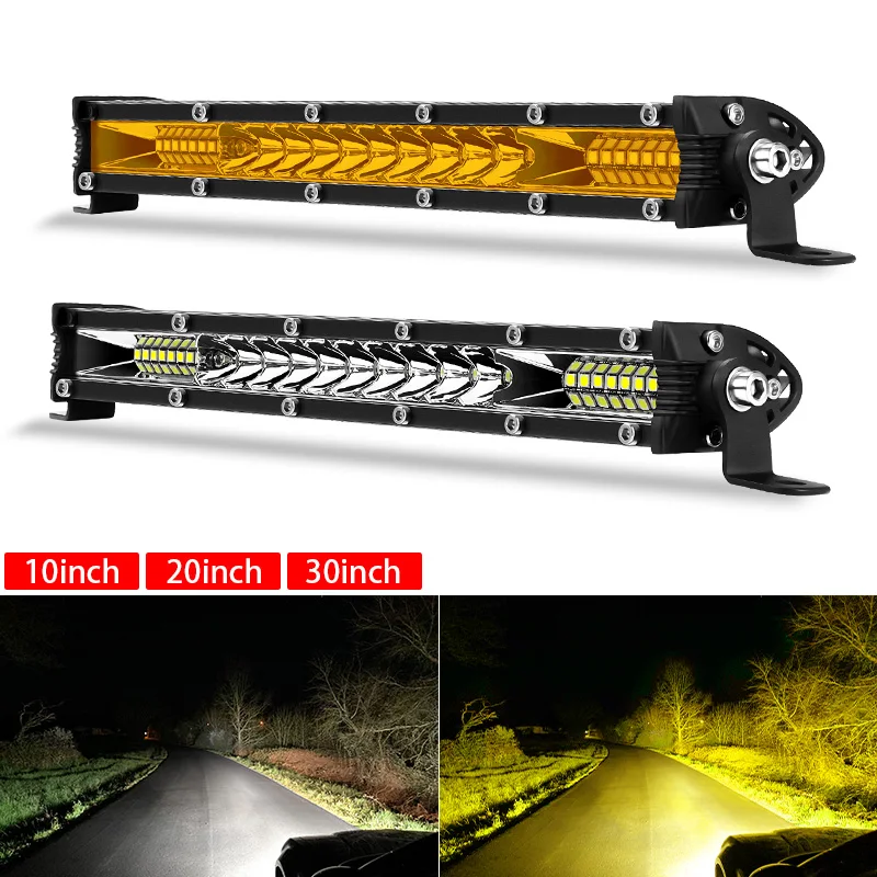 Ultra-Slim-10-20-30-led-light-bar-12V-24V-Led-Bar-Combo-Spot-Flood ...