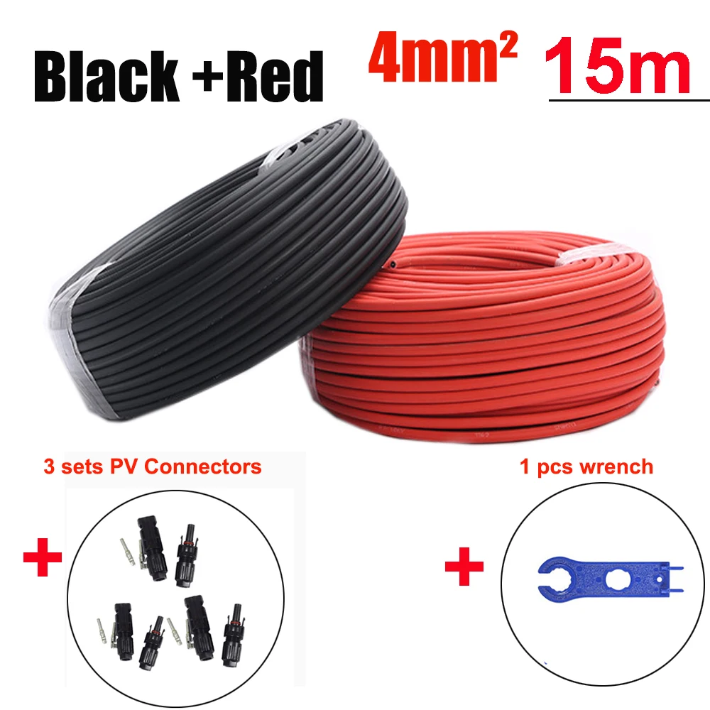 Photovoltaic Solar Panel Cable | Solar Pv Cables Connectors | Wire ...