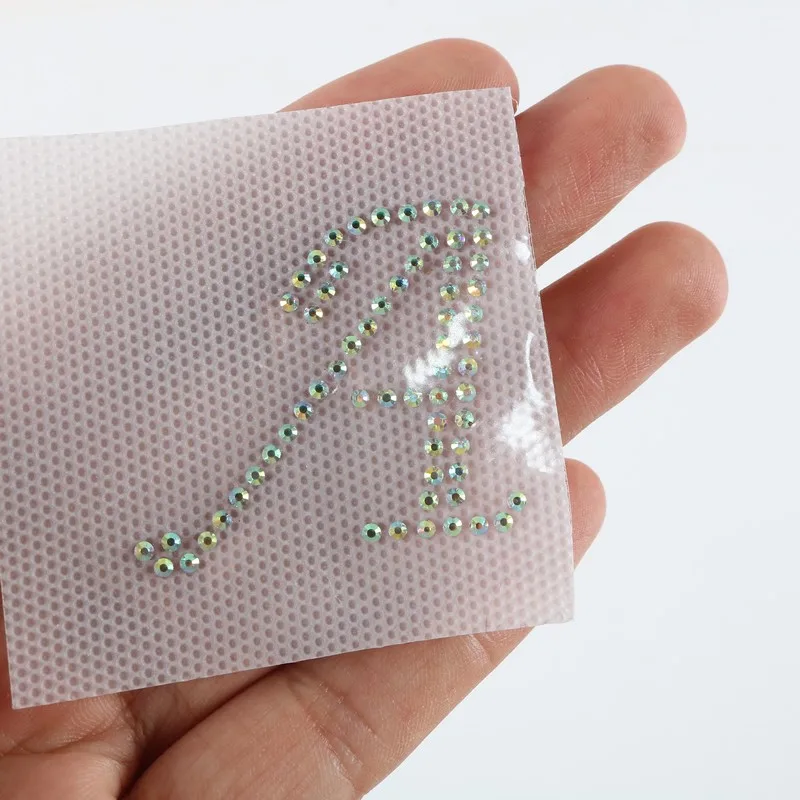 A Z Hotifx Rhinestone Heat Press Diamond Enligh Letter Baby Name ...
