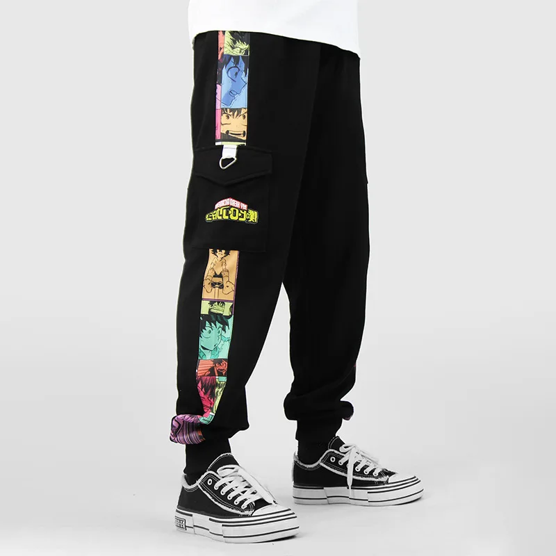 Anime My Hero Academia Cosplay Pants Long Deku Bakugou Katsuki Costume ...