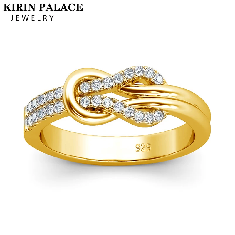 Kirin-Palace-750-18K-14K-Rose-Gold-Moissanite-Ring-for-Women-D-VVS ...