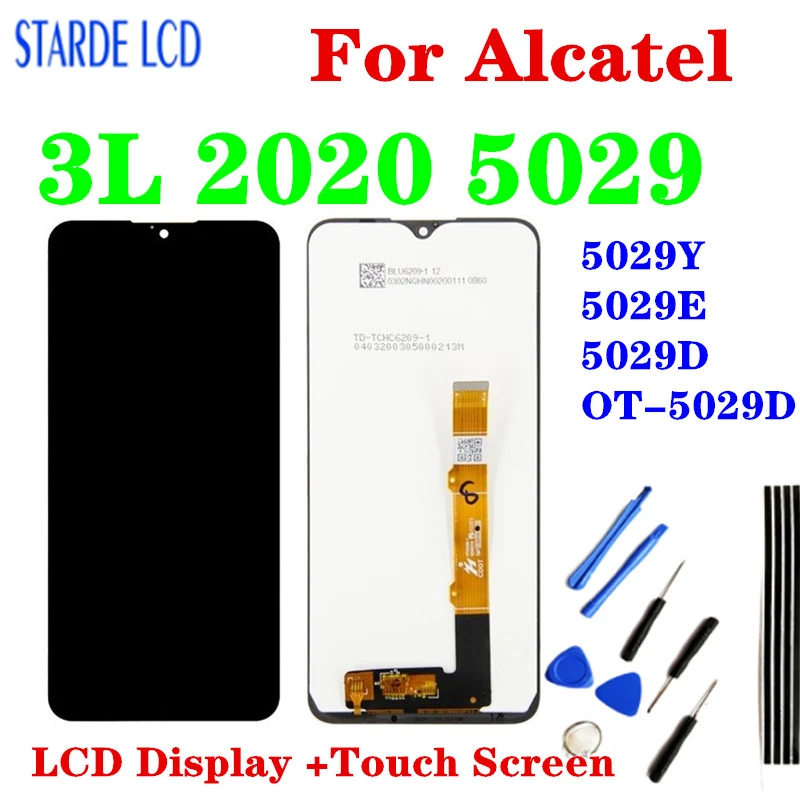 Original 6.22" For Alcatel 3L 2020 5029 OT5029 5029Y 5029D LCD Display ...