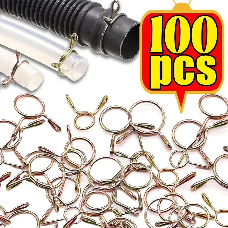 Hose-Tubing-Spring-Clips-Clamp-Oil-Hose-Clamps-Motorcycle-Line-Garden ...